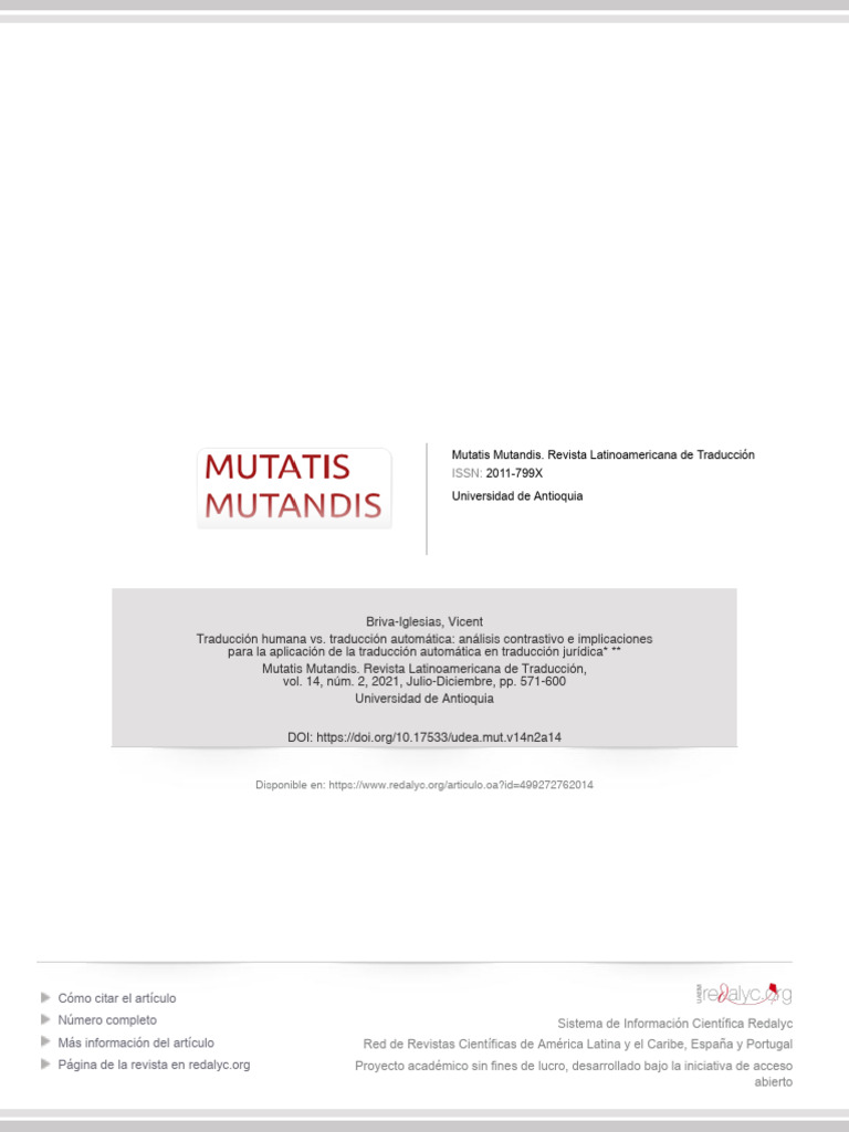 499272762014Traducción humana vs. traducción automática | PDF ...
