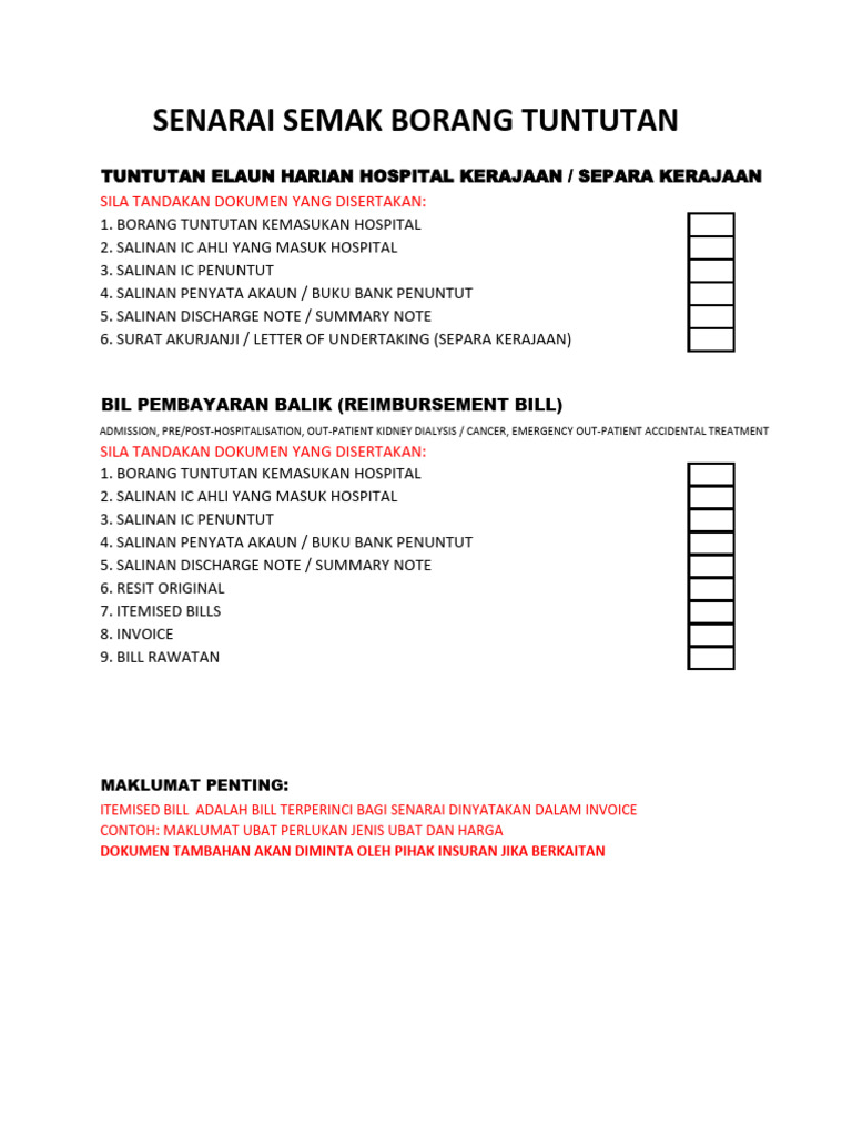 CHECKLIST | PDF