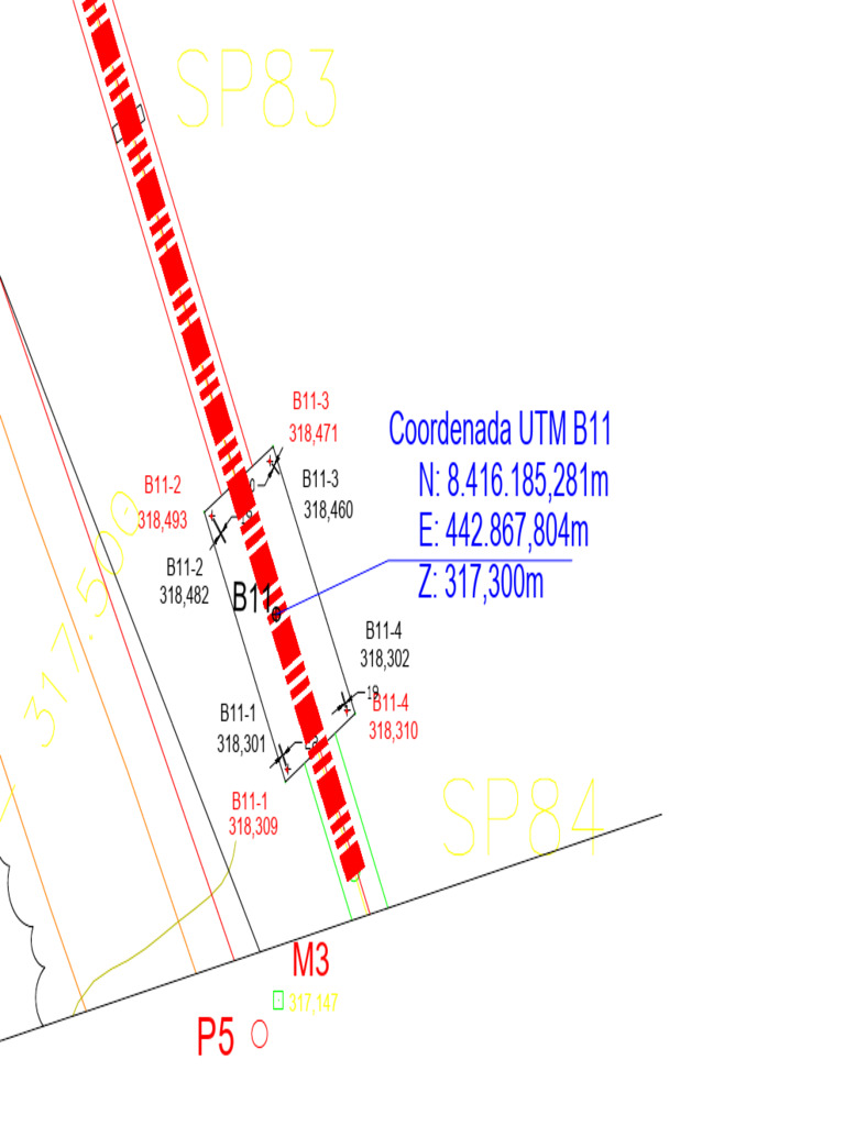 Coordenada UTM B11 | PDF