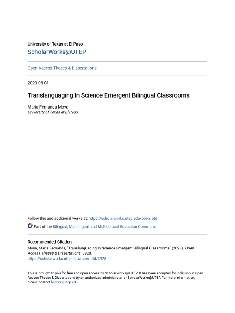 Translanguaging Classrooms | PDF | Multilingualism | Pedagogy