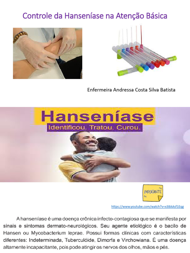HANSENIASE NA ATENÇÃO BASICA | PDF | Lepra | Ciências da Saúde