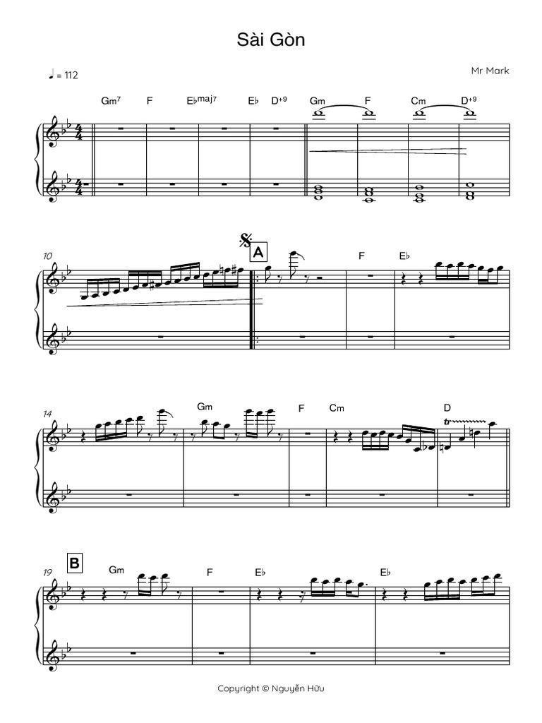Sài Gòn 1 - Full Score | PDF