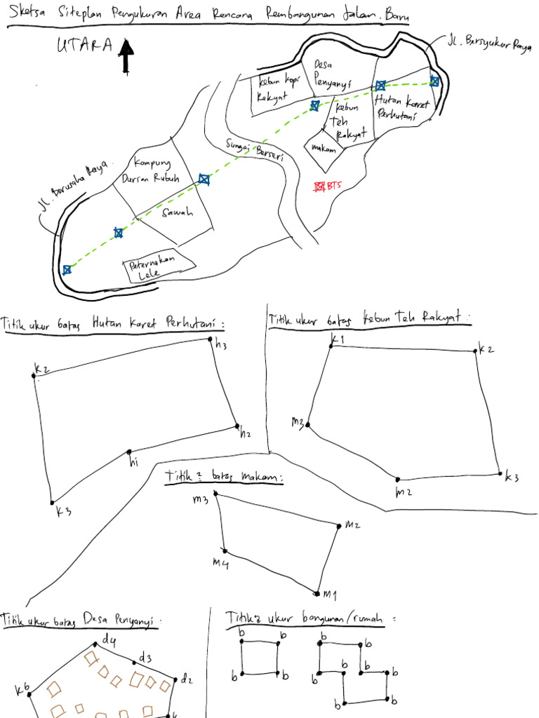 Sketsa Pengukuran | PDF
