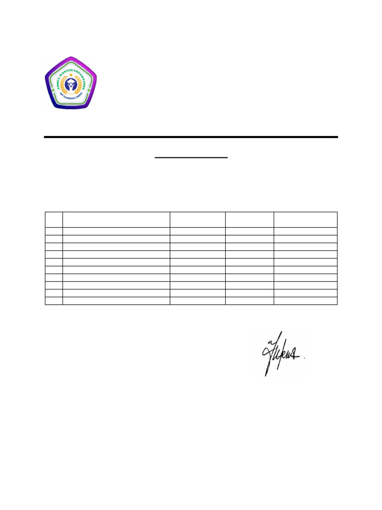 Rekap Daftar Nilai Matematika | PDF