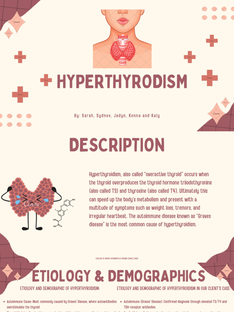 Hyperthyrodism Presentation | PDF | Hyperthyroidism | Thyroid
