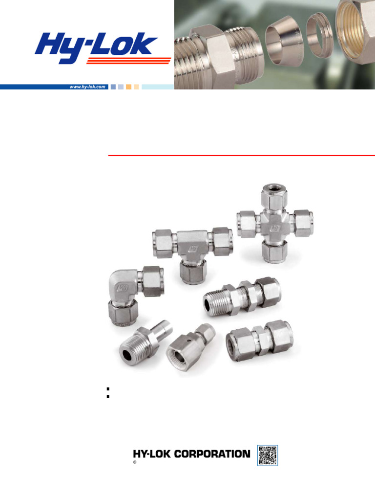 hy-lok-tube-fittings | PDF | Pipe (Fluid Conveyance) | Stainless Steel