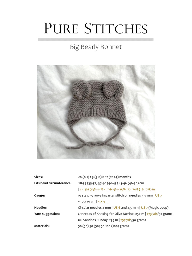 Big Bearly Bonnet ENG | PDF
