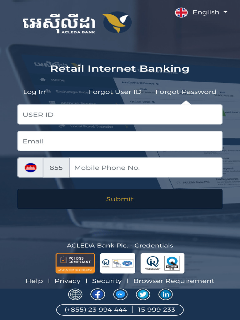 ACLEDA Retail Internet Banking | PDF