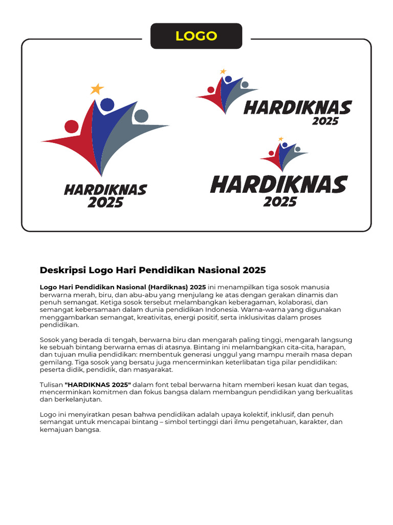 Deskripsi Logo HARDIKNAS 2025 | PDF