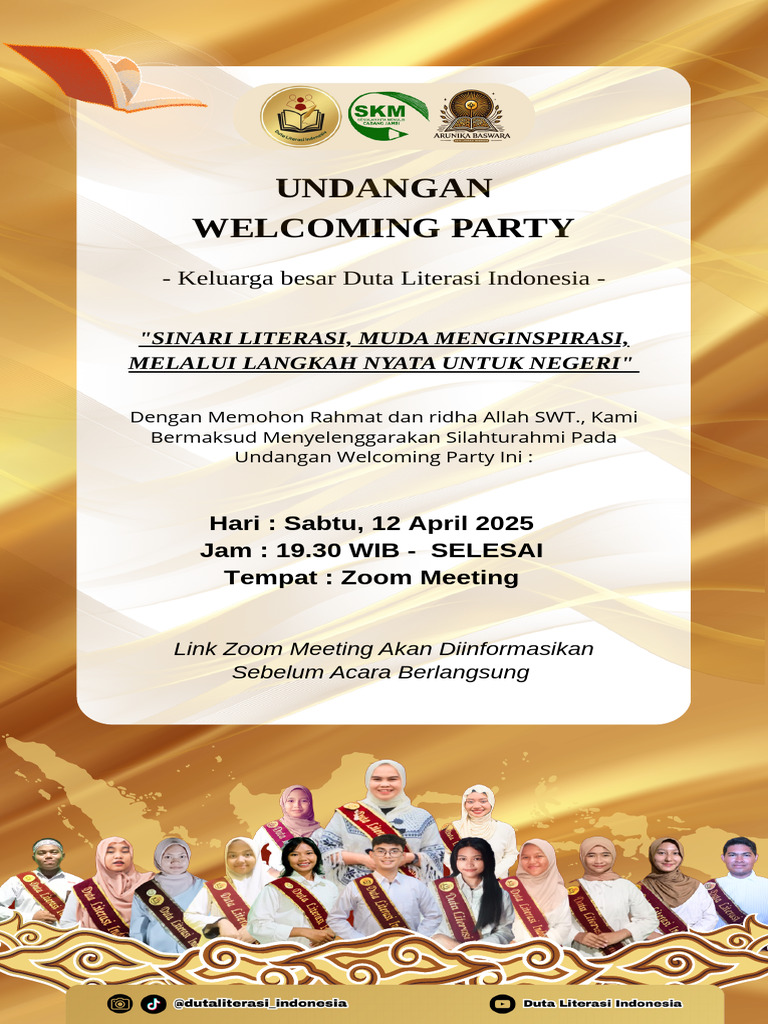 Undangan Welcoming Party DLI Batch IV - 20250412 - 160352 - 0000 | PDF