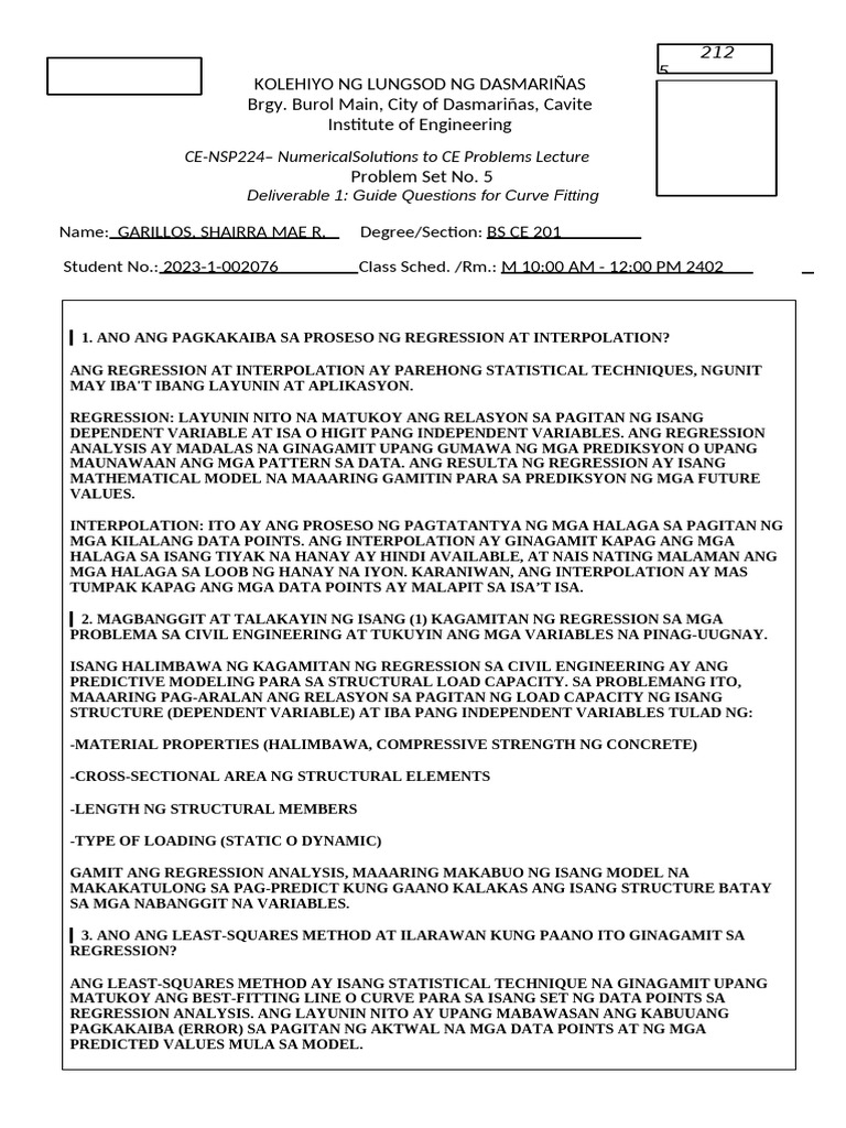 02 Format Guide Problem Set 1 1 | PDF