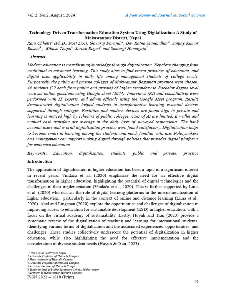 19 32+technology Driven+Transformation+Education | PDF | Artificial Intelligence | Intelligence ...