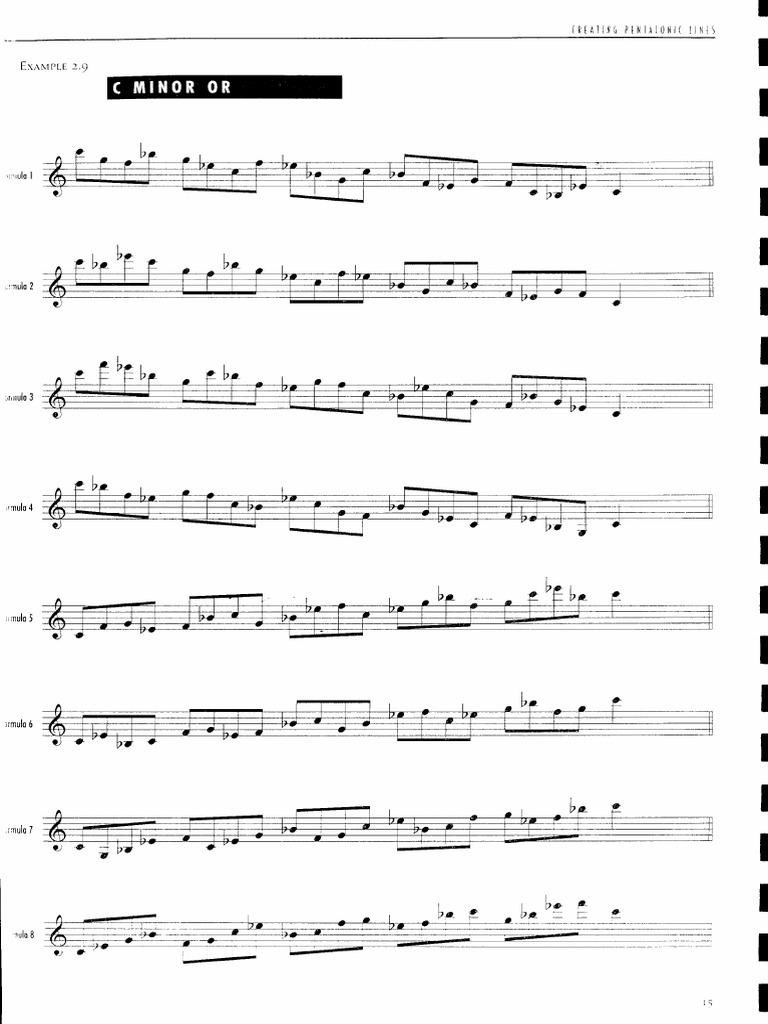 Fórmulas Pentatónicas Bergonzi - Lio Biondelli | PDF