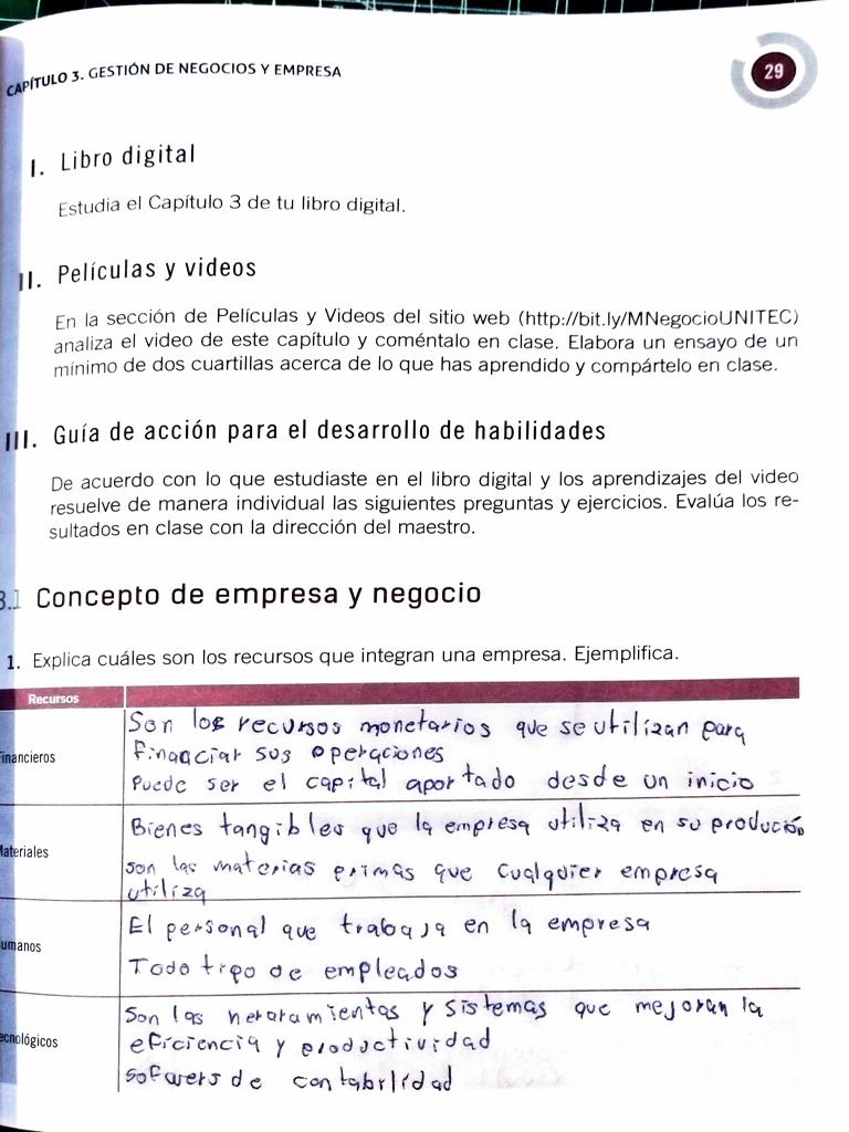 Tarea Capitulo 3 y 4 | PDF