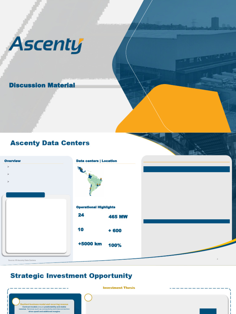 Ascenty Data Centers (Giovana Toledo) | PDF | Data Center | Mergers And Acquisitions