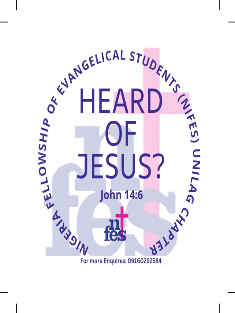UNILAG Jesus Study Group Inquiry | PDF