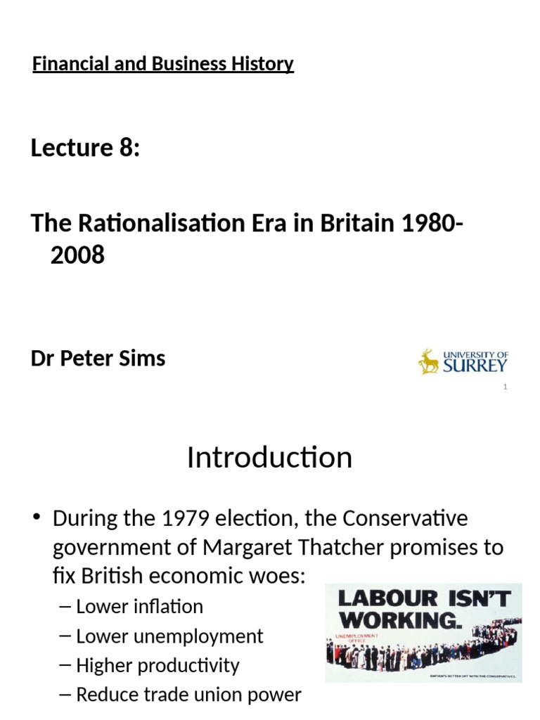 Lecture 8 - Rationalisation Era | PDF | Macroeconomics | Inflation