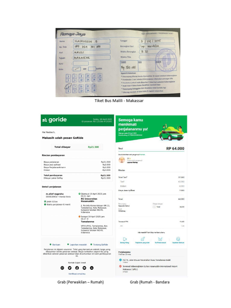 Nota Expense Report Training Surpac | PDF