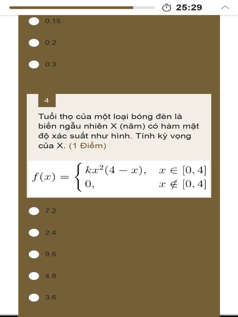 Đề Ôn Tập Chương 2 - XSTK CLB HTHT | PDF