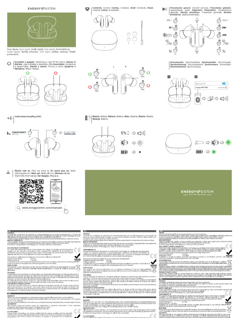Headphones Manual | PDF