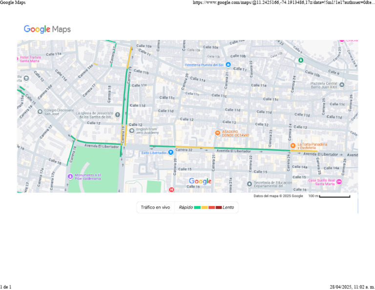 Google Maps LOCALIZACION (Sector) . | PDF