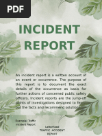 Insurance Incident Report Template | PDF | Social Science