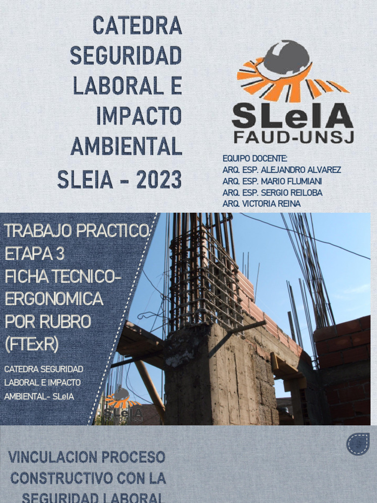 23-SLeIA-PRESENTACION TP-etapa 3 | PDF | Seguridad y salud ocupacional