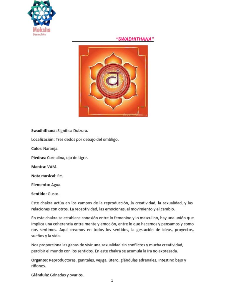 Chakra Sacro | PDF | Amor | Disfunción eréctil
