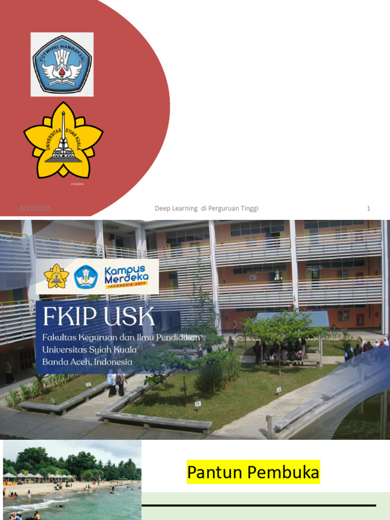 DEEP LEARNING KONSEP, TEORI Dan APLIKASI USK ACEH PDF | PDF