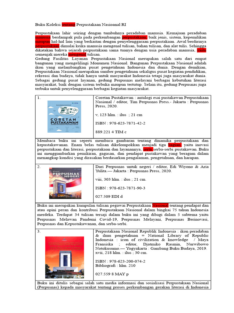 Lembaran Perpusnas | PDF