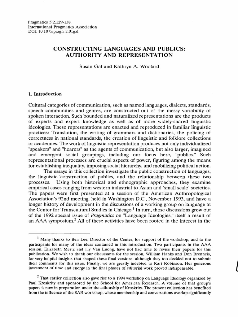Constructing Languages and Publics | PDF | Public Sphere | Linguistics