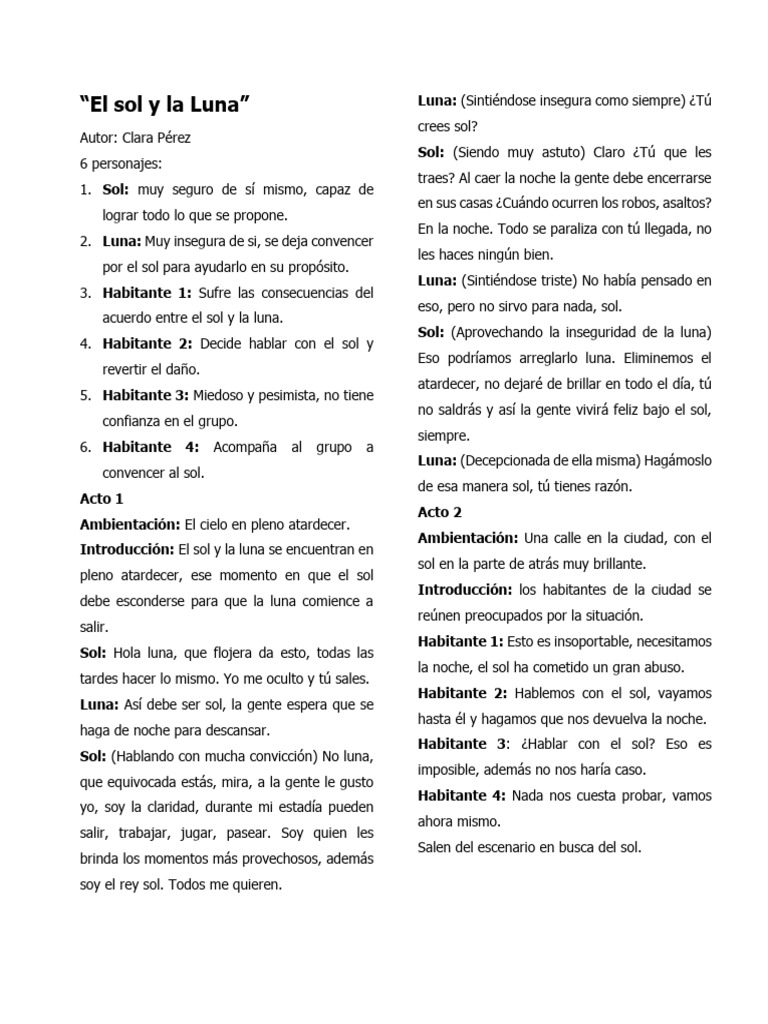 El Sol y La Luna | PDF | Dom