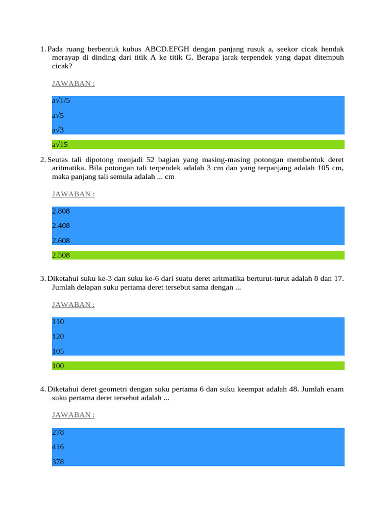 Soal Assesment 2 | PDF