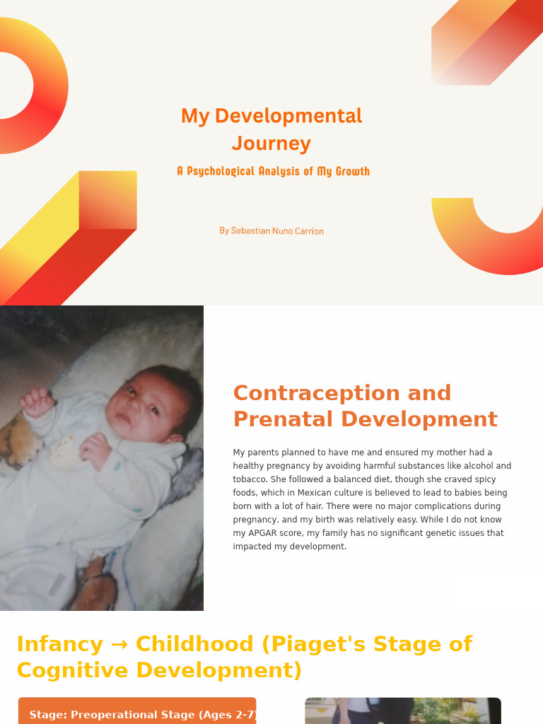 Contraception and Prenatal Development | PDF | Attachment Theory | Psychological Theories