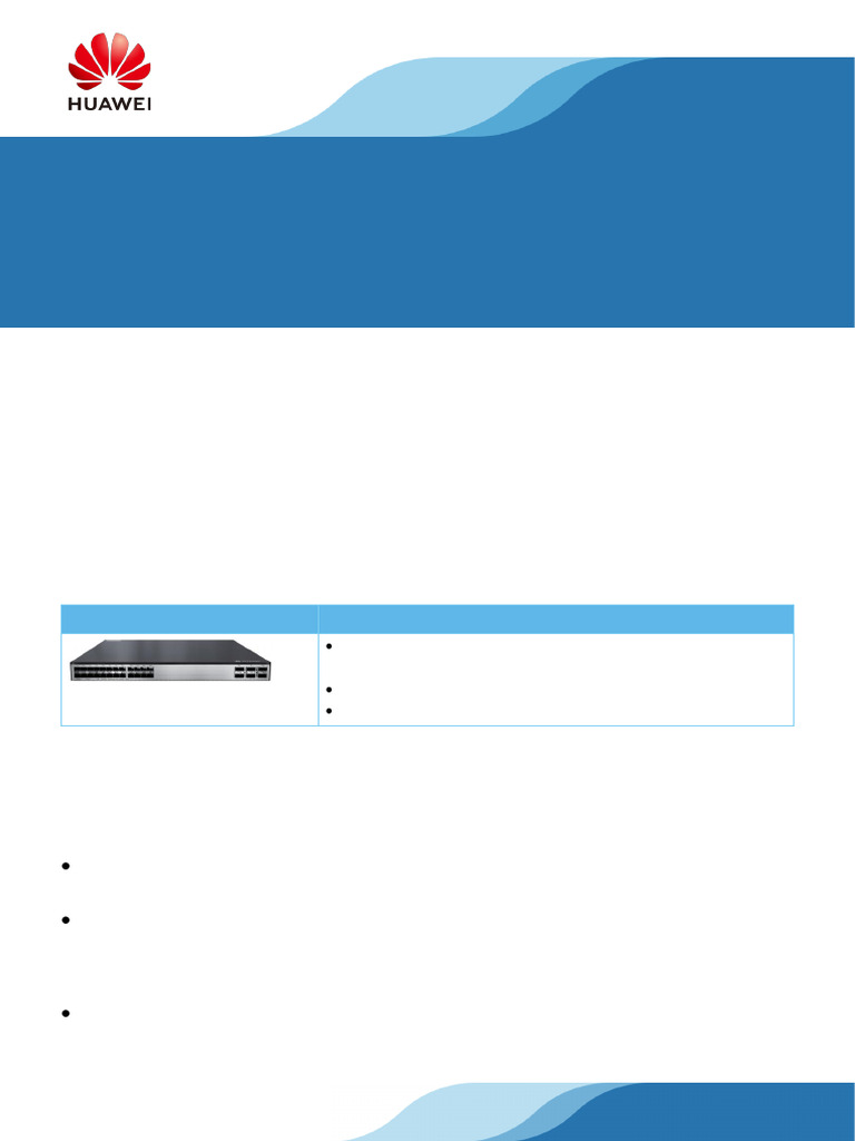 Huawei CloudEngine S6730-S Series Switches Brochure | PDF | Computer Network | Network Switch