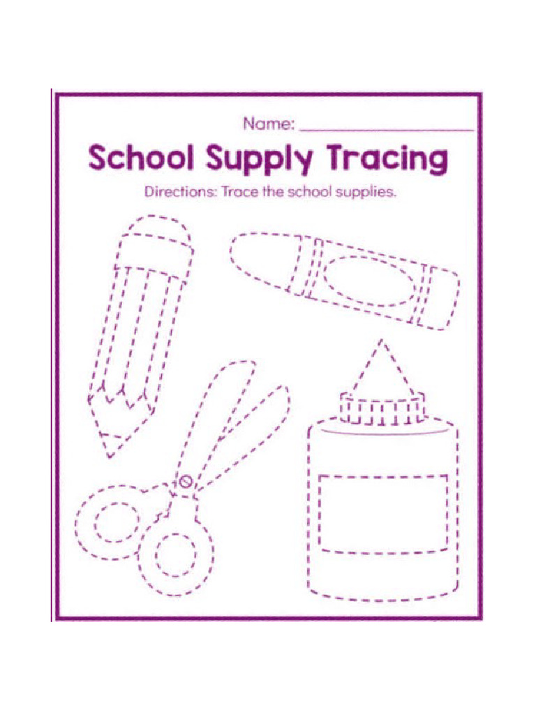 Color The Table and The Chair | PDF