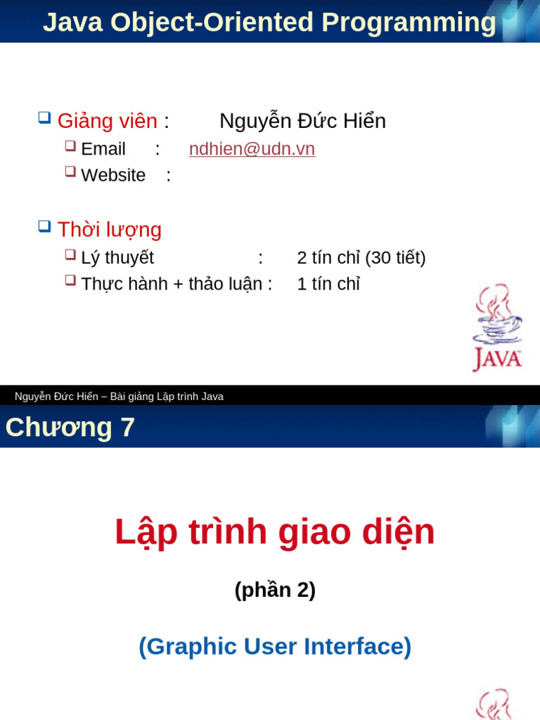 Ch7.Swing GUI-1 | PDF