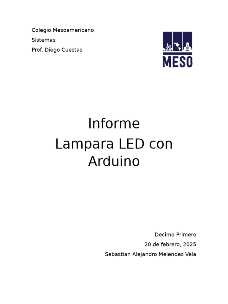 Plantilla para Informes | PDF | Sensor | Arduino