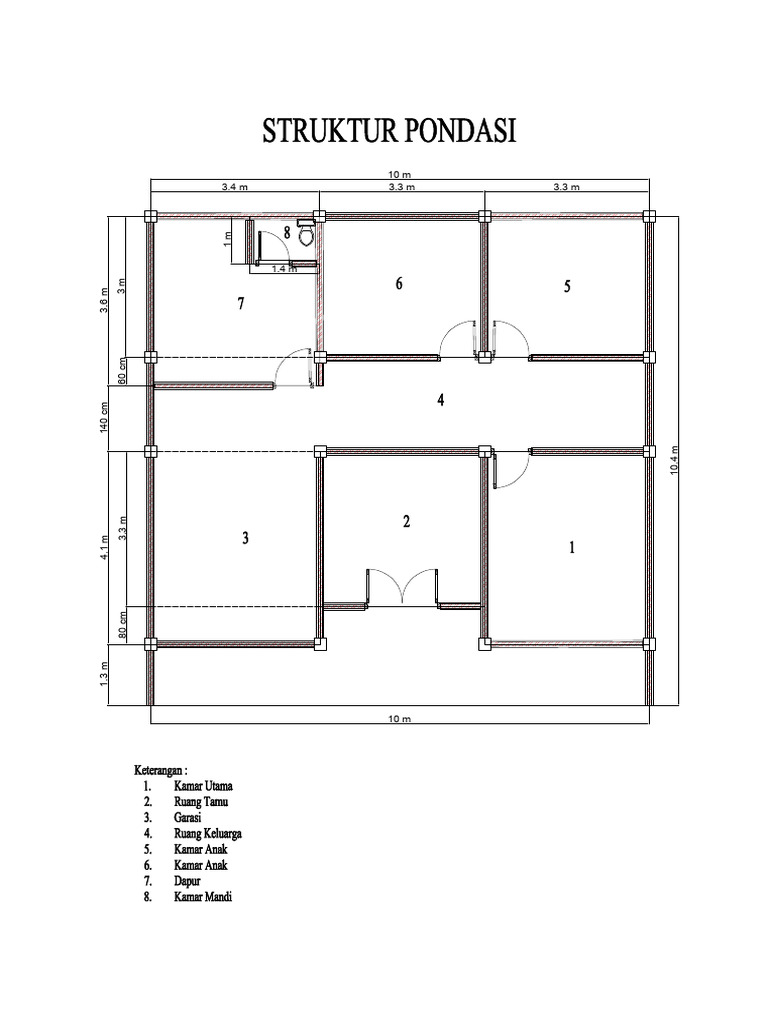 Struktur Pondasi 1 | PDF