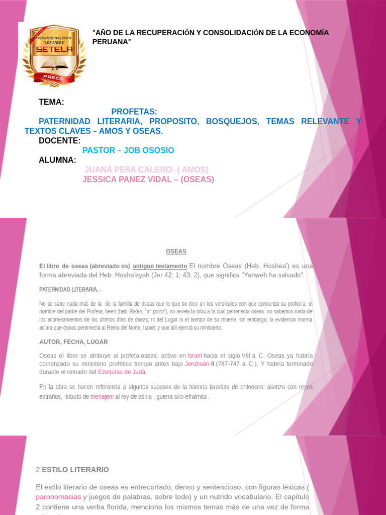 Oseas | PDF | Nevi'im