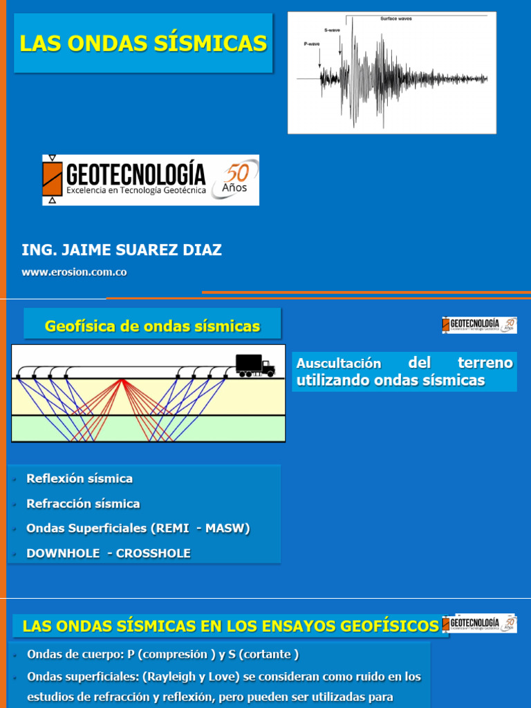 Las Ondas Sismicas | PDF | Olas | Fenomeno fisico