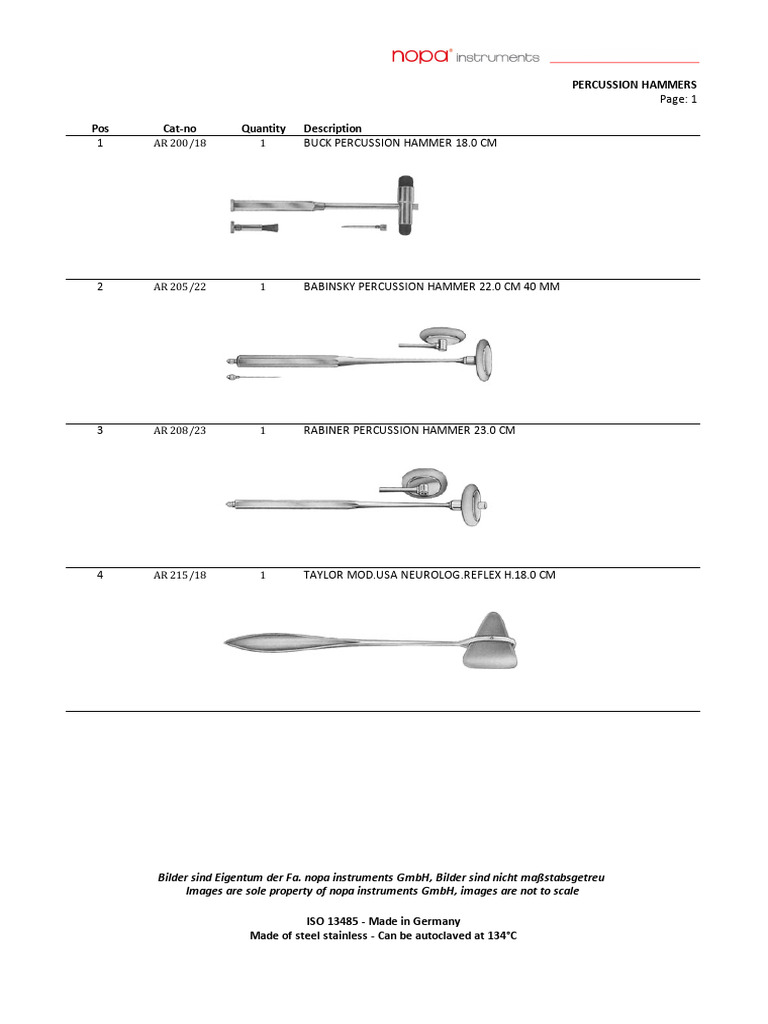 Percussion Hammers | PDF