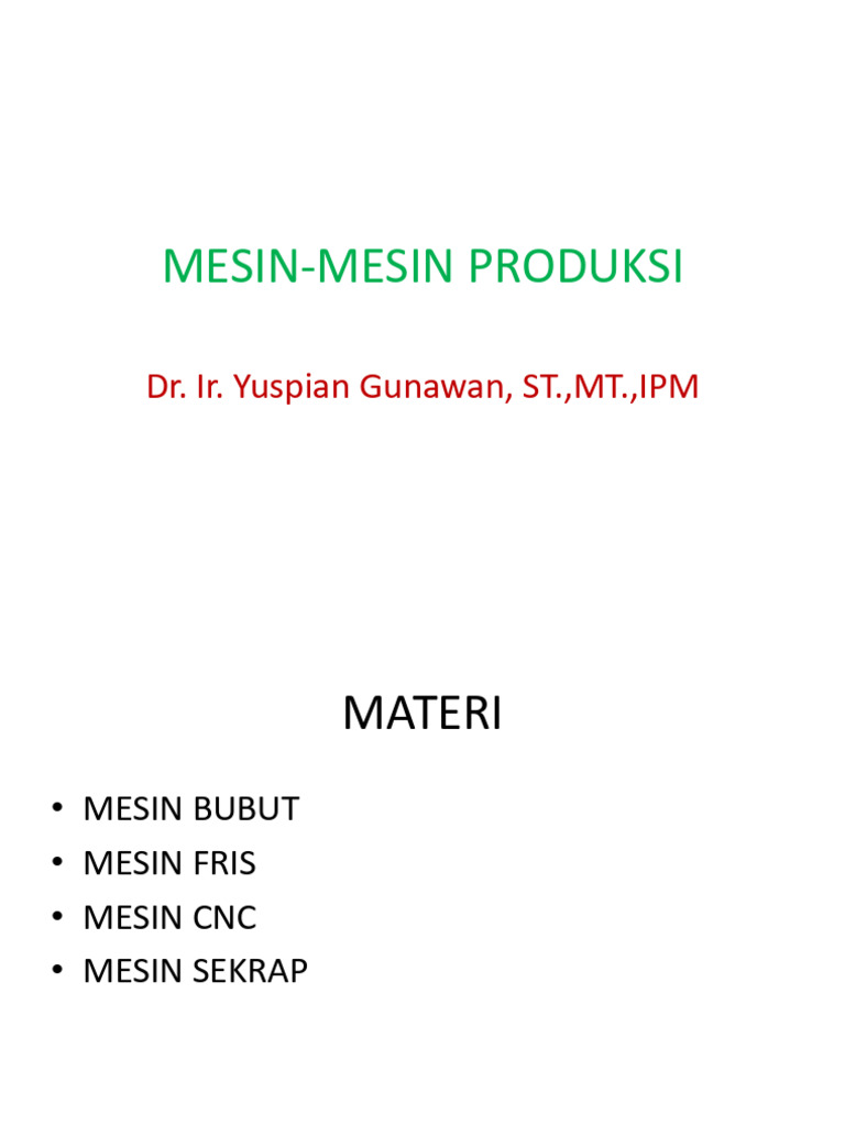 Mesin Bubut | PDF