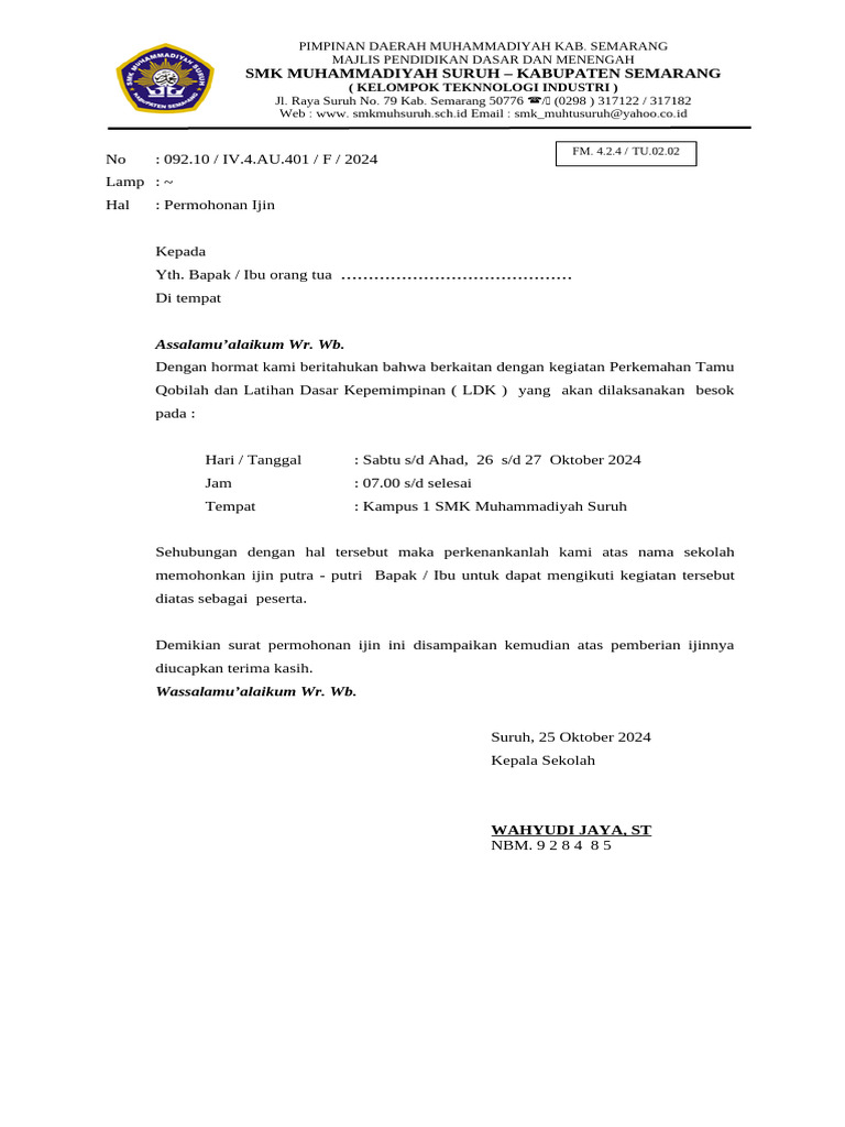 Ijin Wasana Warsa | PDF