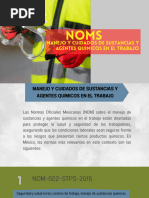 NOM 005 STPS 1998 Resumen Compacto | PDF
