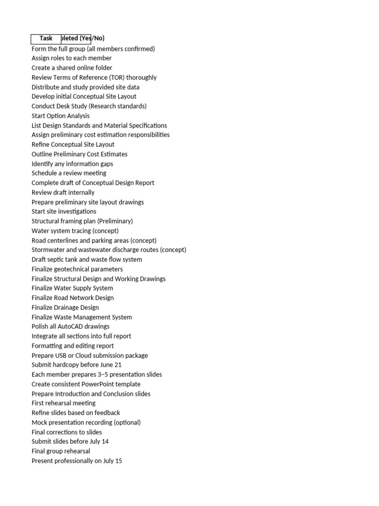 Project Management Workflow Checklist | PDF