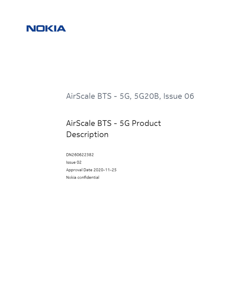 AirScale BTS - 5G Product Overview | PDF | Computer Network ...