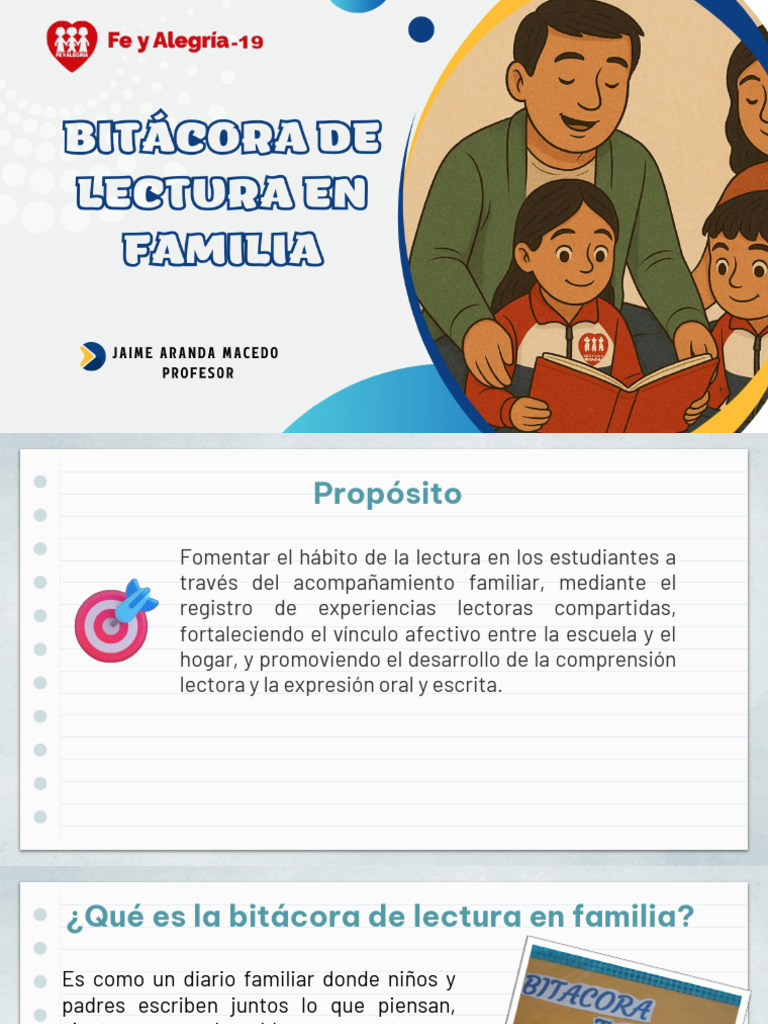 Bitacora de Lectura en Familia | PDF | Blog | Cuentos