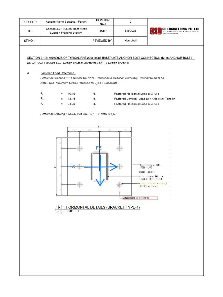 Section 3.1.3A_RHS Anchor Load | PDF