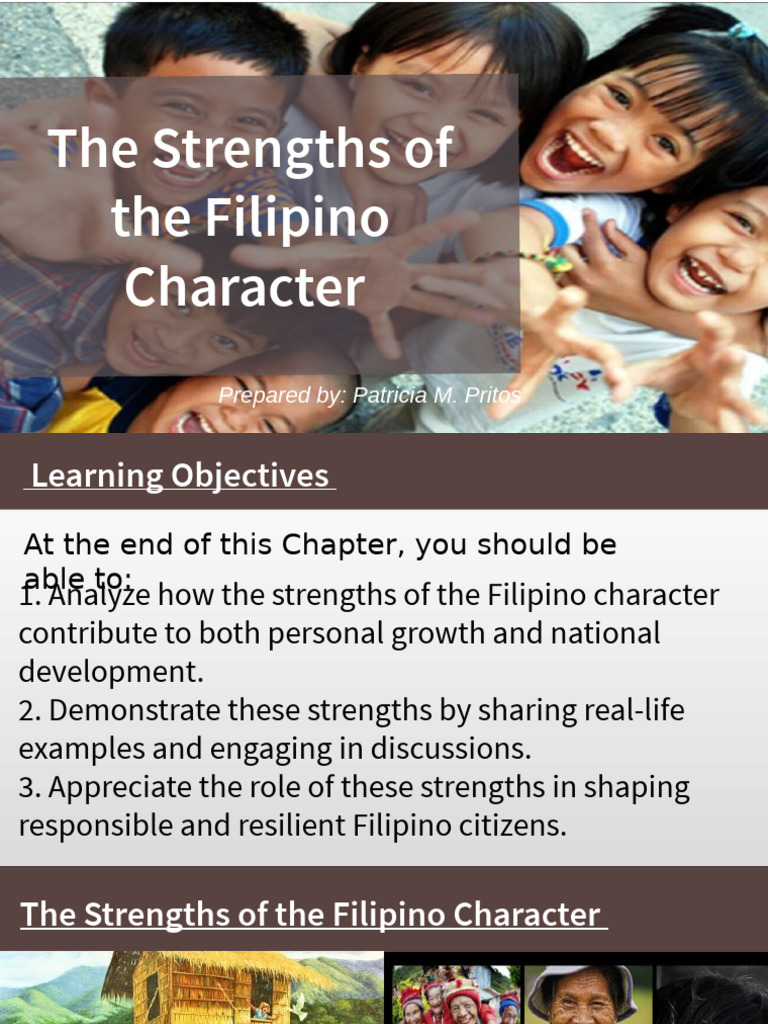 Strengths of the Filipino Character | PDF | Empathy | Psychological ...
